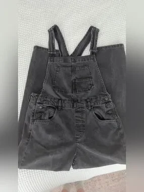 Free People | Jeans | Free People We The Free Ziggy Overalls Black ...